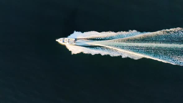 Ships Wake Top View, Stock Footage | VideoHive