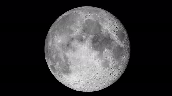 Moon Decreasing Phases, Motion Graphics | VideoHive