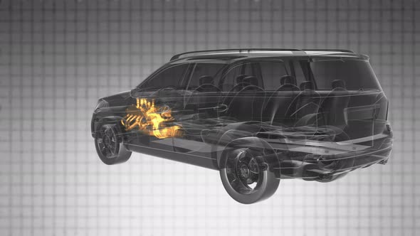 Loop Car Rotate, Motion Graphics | VideoHive