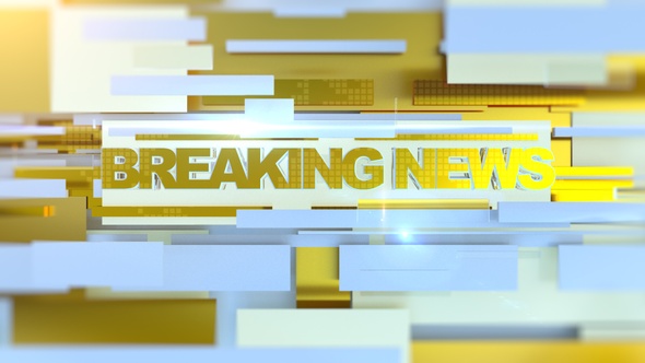 Breaking News Transition Golden, Motion Graphics | VideoHive