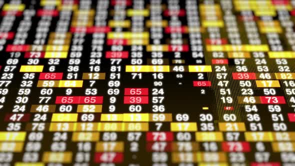 Combinations of Numbers in Motion, Motion Graphics | VideoHive