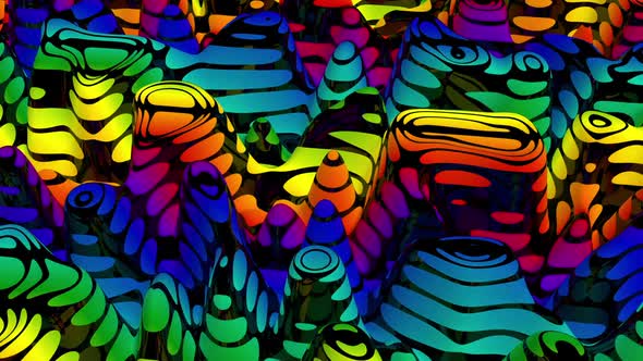 Colorful Shapes Background, Motion Graphics | VideoHive