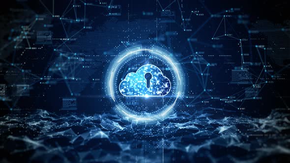 Cloud Computing Cyber Security 01192, Motion Graphics | VideoHive