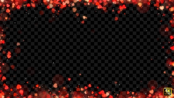 Heart Particle Frame, Motion Graphics | VideoHive