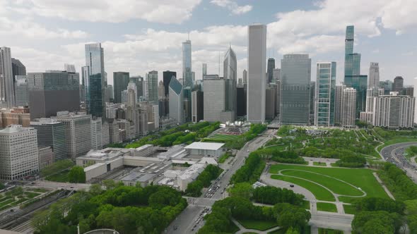 Modern Downtown Chicago Architecture, Stock Footage | VideoHive
