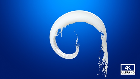 Vortex Splash Of Creamy Milk, Motion Graphics | VideoHive