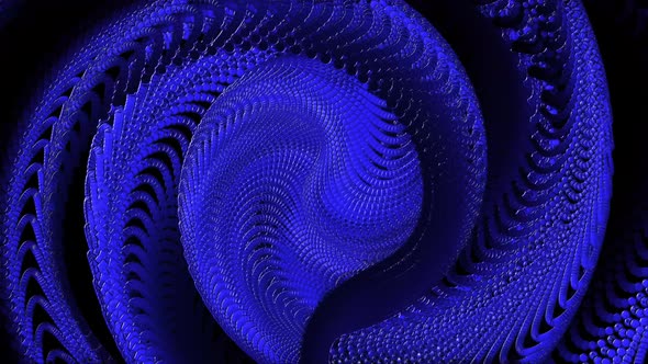 Abstract Blue Spinning Particles, Motion Graphics | VideoHive