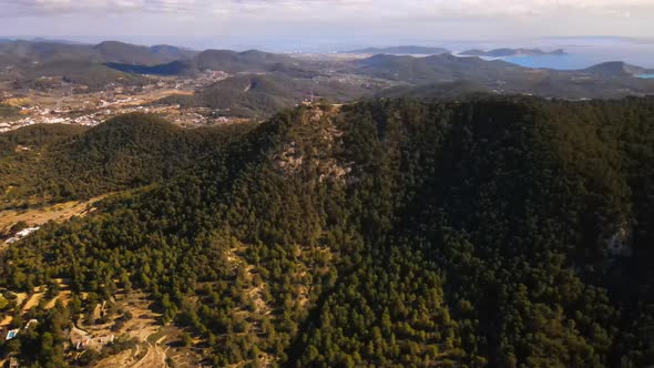 Sa Talaia mountain in Ibiza, Spain, Stock Footage | VideoHive