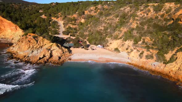 Es Torrent beach in Ibiza, Spain, Stock Footage | VideoHive