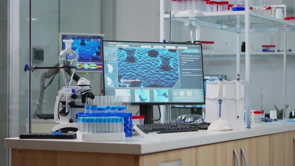 Empty Laboratory Modernly Equipped Nobody It, Stock Footage | VideoHive