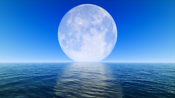 Moon on Horizon, Motion Graphics | VideoHive