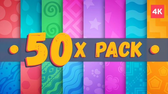 Kids Background Loop Pack, Motion Graphics | VideoHive