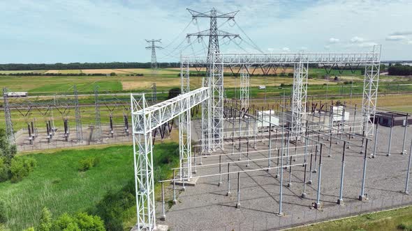 Electrical Substation and High Voltage Primary Power Distribution ...