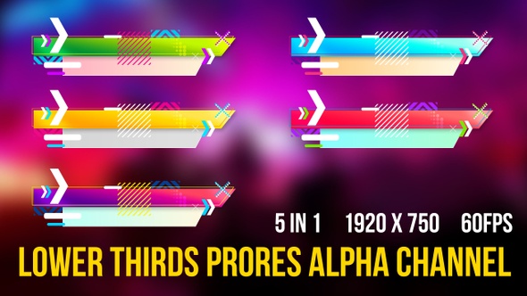 Lower Thirds Fun Shape, Motion Graphics | VideoHive