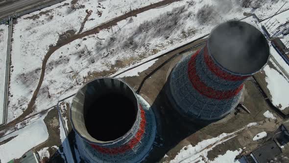 Thermal Power Plant Pipes, Stock Footage | VideoHive