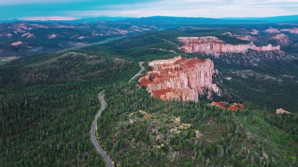 Red Rocky Spires Natural Phenomena Landscape of Another Planet Scenic ...