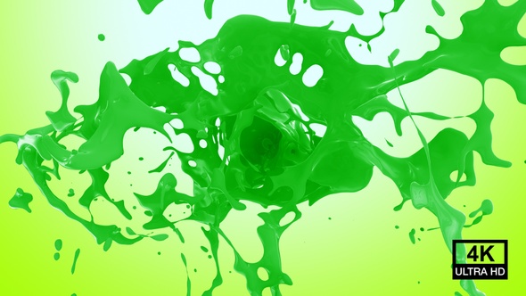Green Paint Splash, Motion Graphics | VideoHive