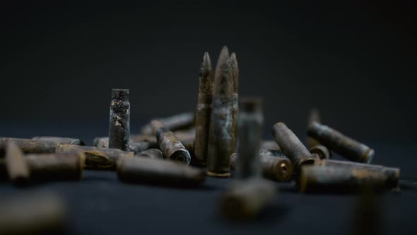 Old Bullets Side View, Stock Footage | VideoHive