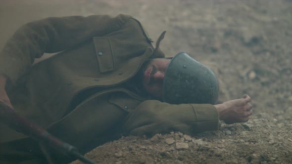 WW2 soldiers falling down, Ultra Slow Motion, Stock Footage | VideoHive