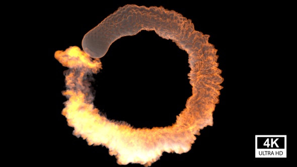 Radial Fire 4K, Motion Graphics | VideoHive