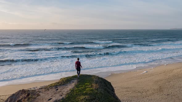 Running On The Cliff, Stock Footage | VideoHive