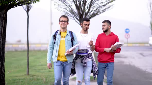 University Students Go To School, Stock Footage | VideoHive