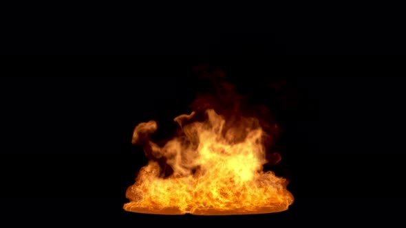 Fire on Ground 4K, Motion Graphics | VideoHive