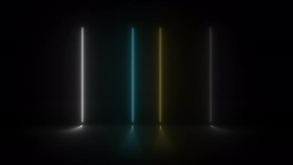 Concept 75-N1 Abstract Neon Lights Animation, Motion Graphics | VideoHive