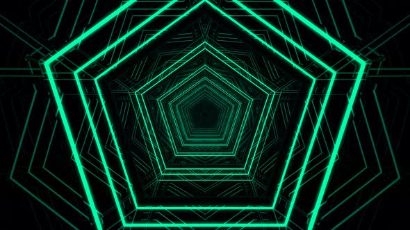 Digital Pentagon Background, Motion Graphics | VideoHive