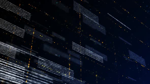 4K Binary code digital background (loopable), Motion Graphics | VideoHive