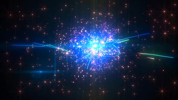 Space Ribbon Sphere Motion Loop Background, Motion Graphics | VideoHive