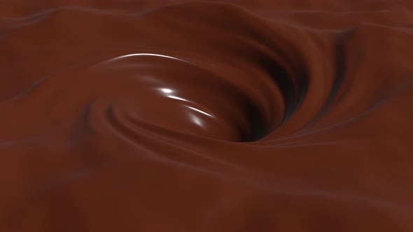Beautiful melted chocolate animation., Motion Graphics | VideoHive
