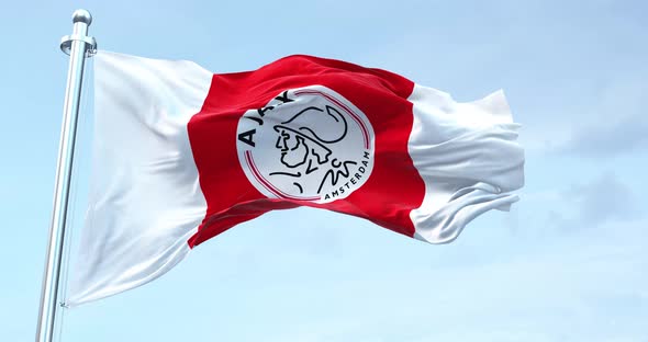 Ajax Fc flag waving 4k, Motion Graphics | VideoHive