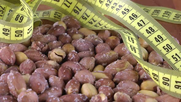 Roasted Peanut Tape Measure Rotating 10, Stock Footage | VideoHive