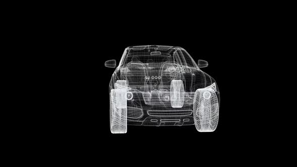 Car Wireframe, Motion Graphics | VideoHive