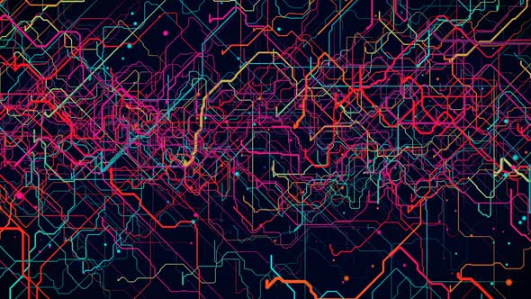 Digital Map Lines, Motion Graphics | VideoHive