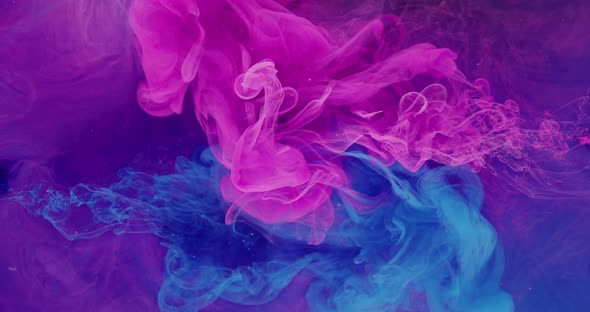 Underwater Color Explosion Ink Drop Purple Mist, Stock Footage | VideoHive