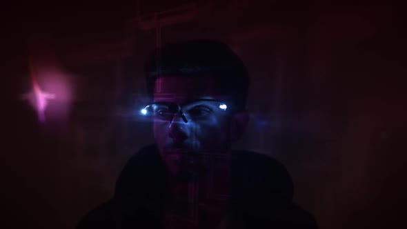 Modern Human Face Interface, Motion Graphics | VideoHive