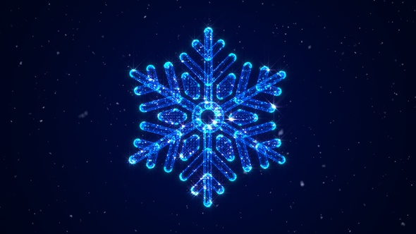 Snowflake 3 D Hologram V9, Motion Graphics | VideoHive