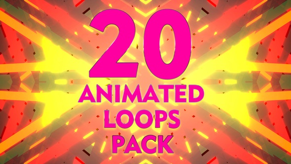 Colorful Vj Animated Loops Pack, Motion Graphics | VideoHive