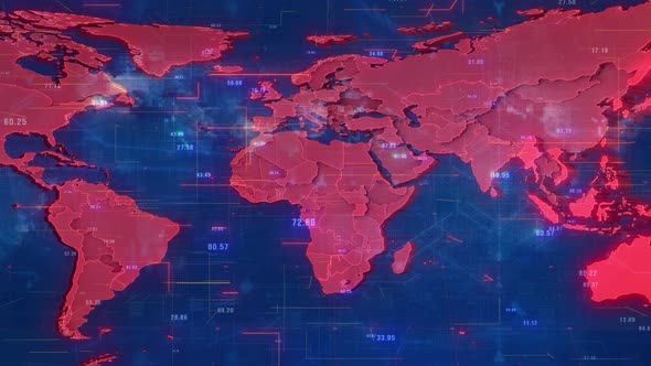 Intro World Map Animation, Motion Graphics | VideoHive
