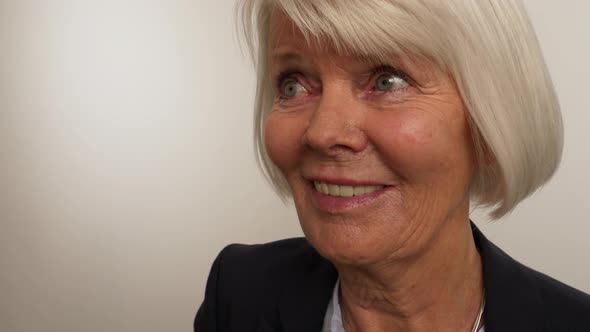 Nodding Old Lady, Stock Footage | VideoHive