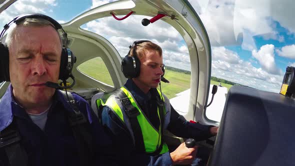 Student Pilot Takeoff Practice, Stock Footage | VideoHive