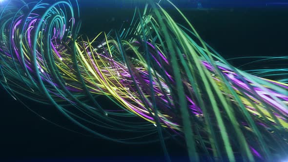 Colorful Strings, Motion Graphics | VideoHive