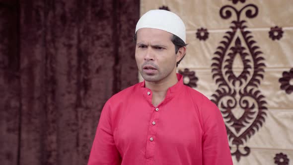 Angry Muslim man, Stock Footage | VideoHive