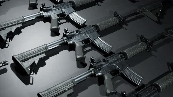 Weapons Loop Background 4K Ultra HD, Motion Graphics | VideoHive