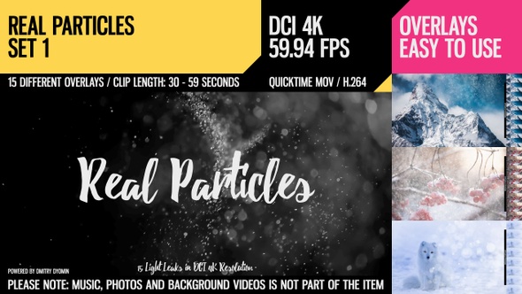 Real Particles (4K Set 1), Motion Graphics | VideoHive