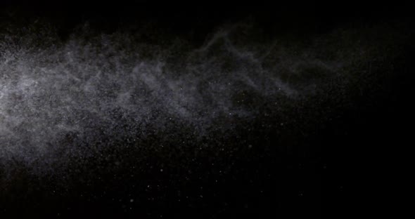 Water Spray Against Black Background, Stock Footage | VideoHive