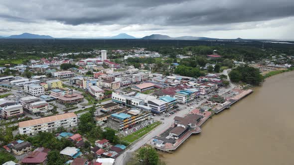 The Towns of Sarawak, Borneo, Malaysia, Stock Footage | VideoHive
