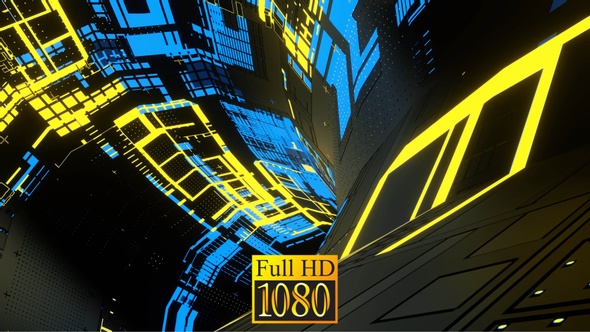 Sci Fi Tech Loop Background HD, Motion Graphics | VideoHive